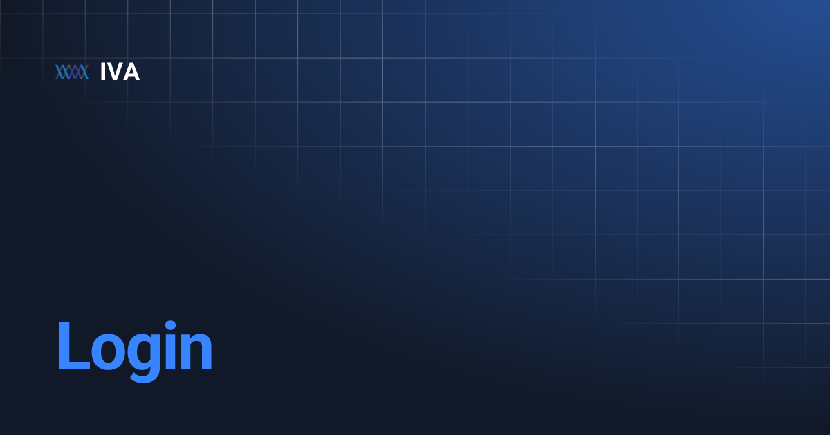Login | IVA