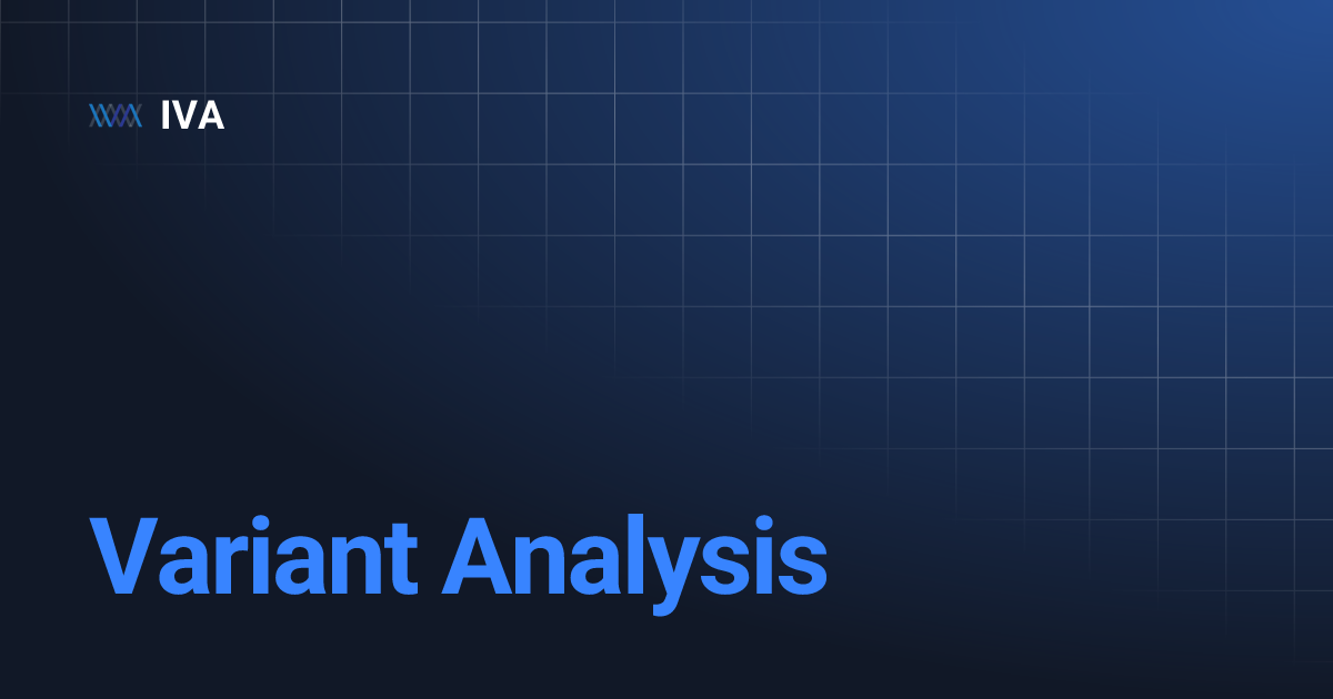 Variant Analysis | IVA
